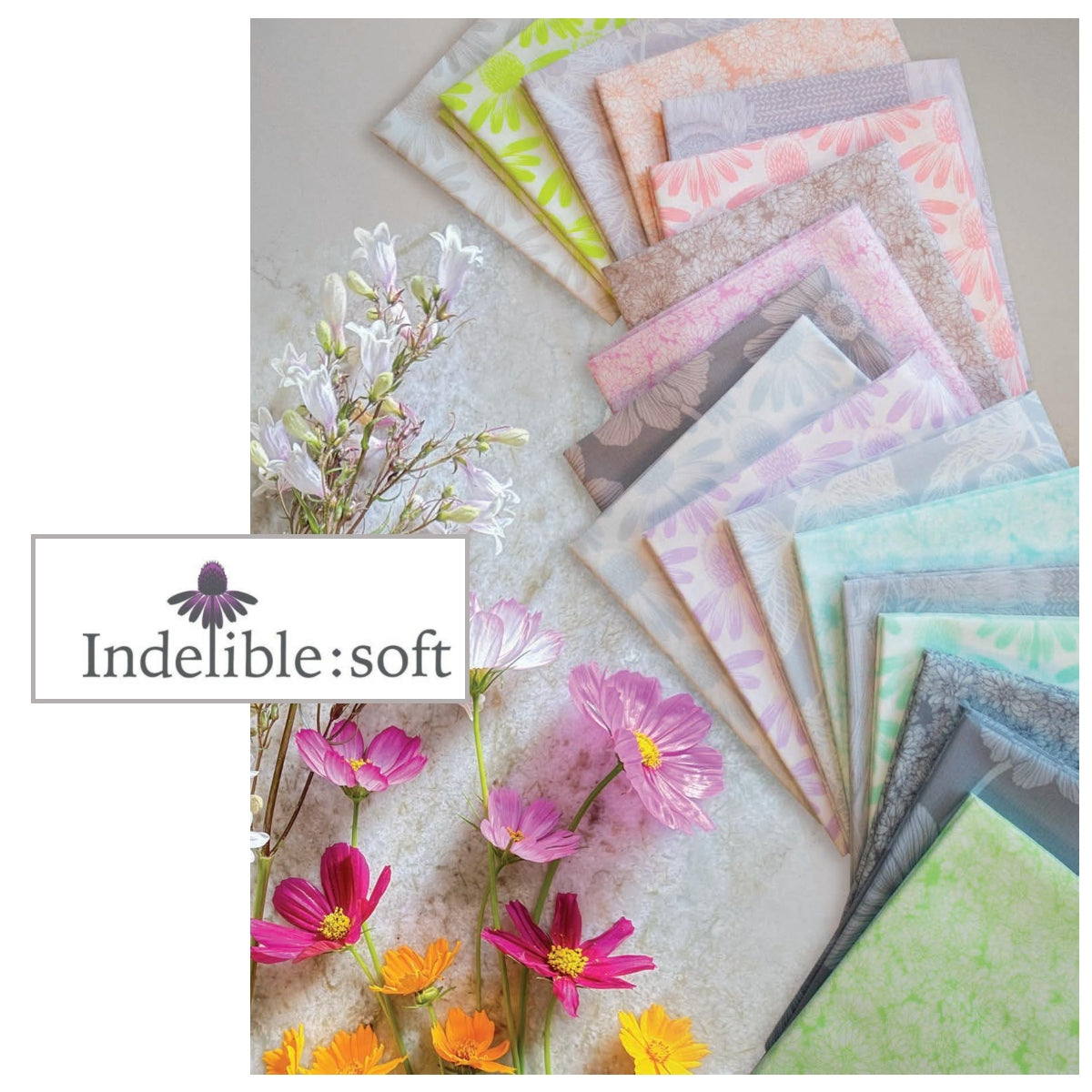 Anna Maria Textiles - Indelible: Soft – Birdie and Dot Fabrics