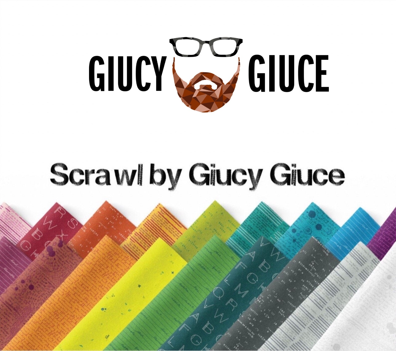 Giucy Giuce - Scrawl – Birdie and Dot Fabrics