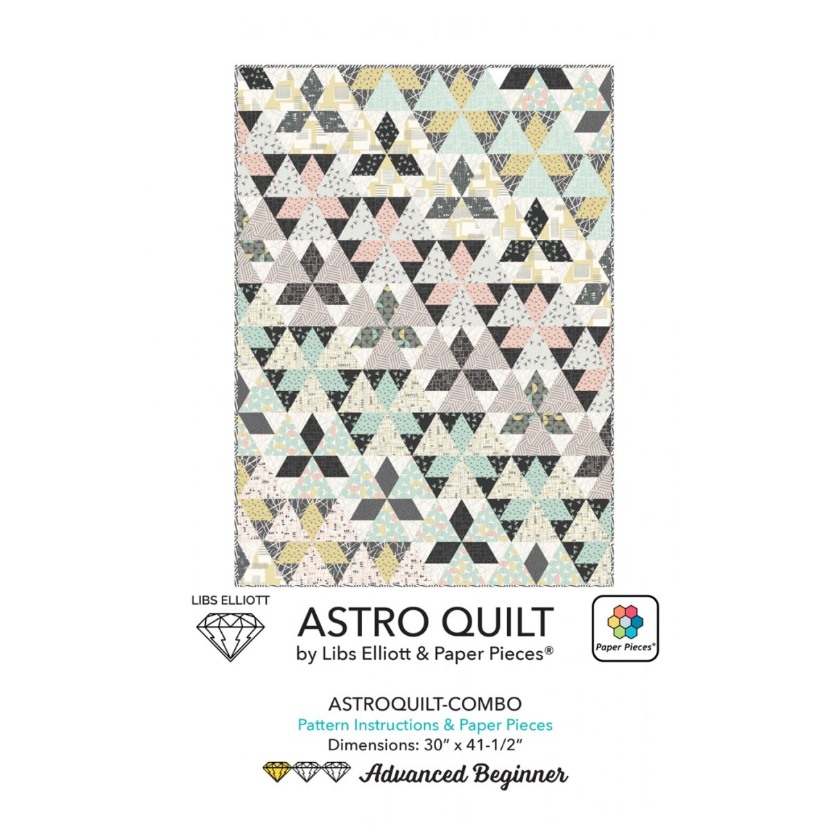 Libs Elliott - Astro Quilt Pattern and Papers – Birdie and Dot Fabrics