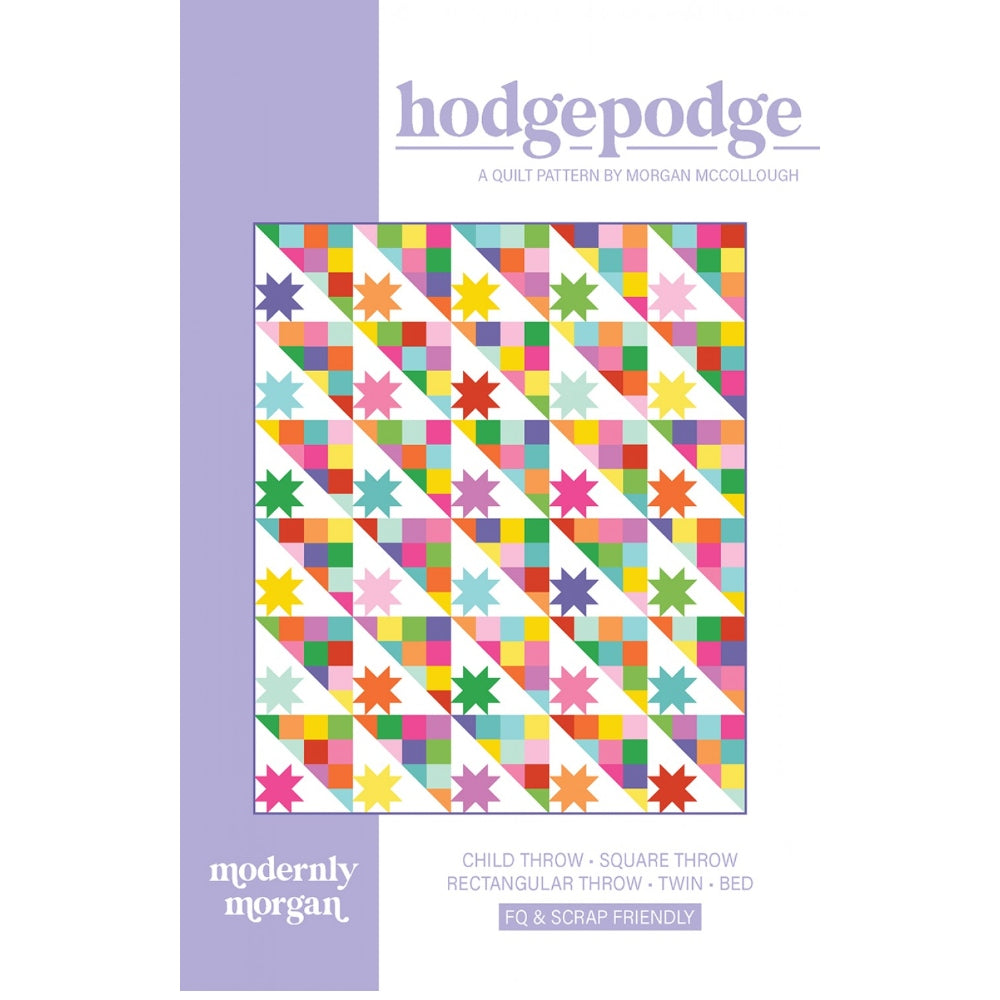Modernly Morgan - Hodgepodge Quilt PATTERN – Birdie and Dot Fabrics
